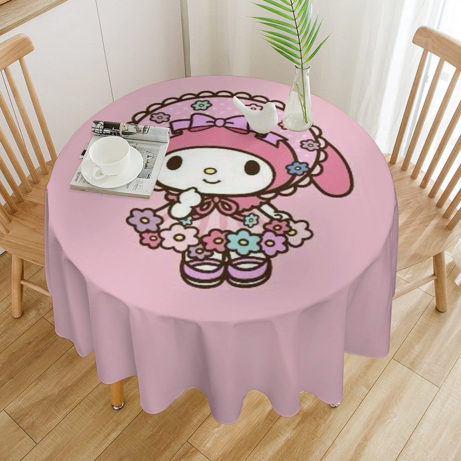 MY MELODY Tablecloth Anime for Dining Table Picnic Gift 70x70in MY ...