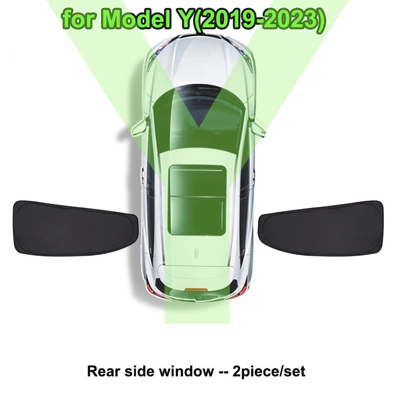 MY Rear Windows-Model Y Sun Glass Roof Shading For Tesla Model 3 ...