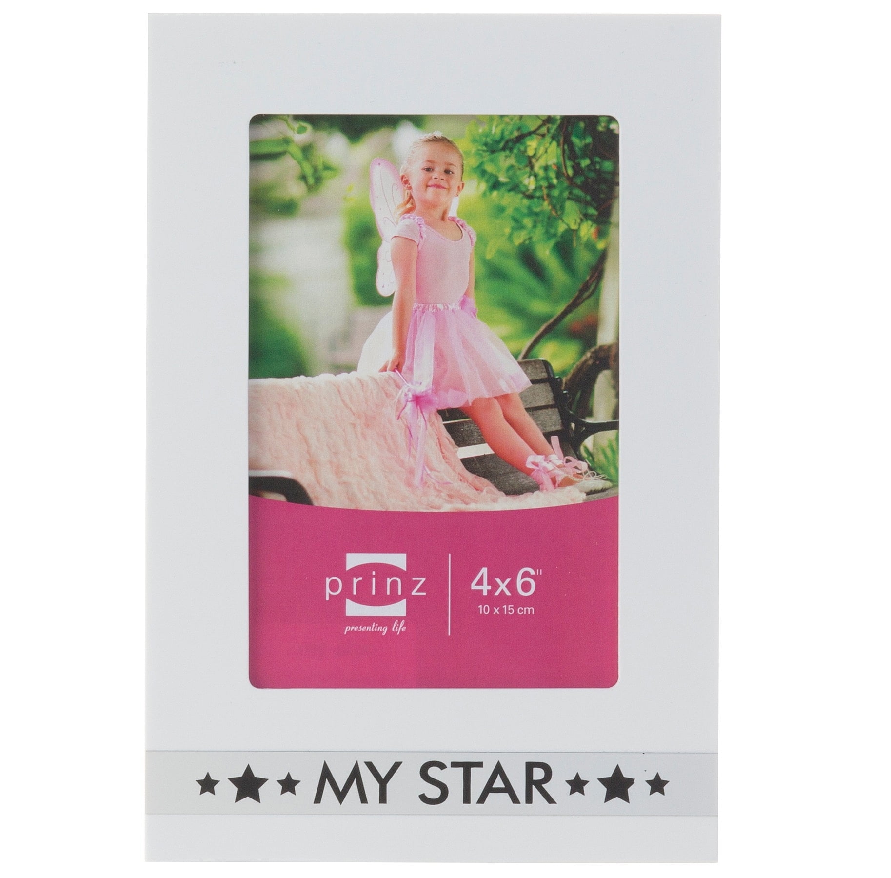 MY STAR White wood 4x6 frame by Prinz - 4x6 - Walmart.com