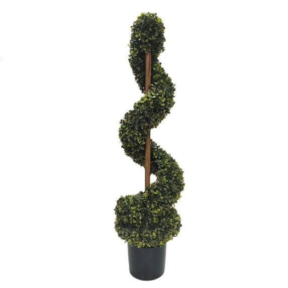 My Texas House 36" Swirl Boxwood Topiary - Walmart.com