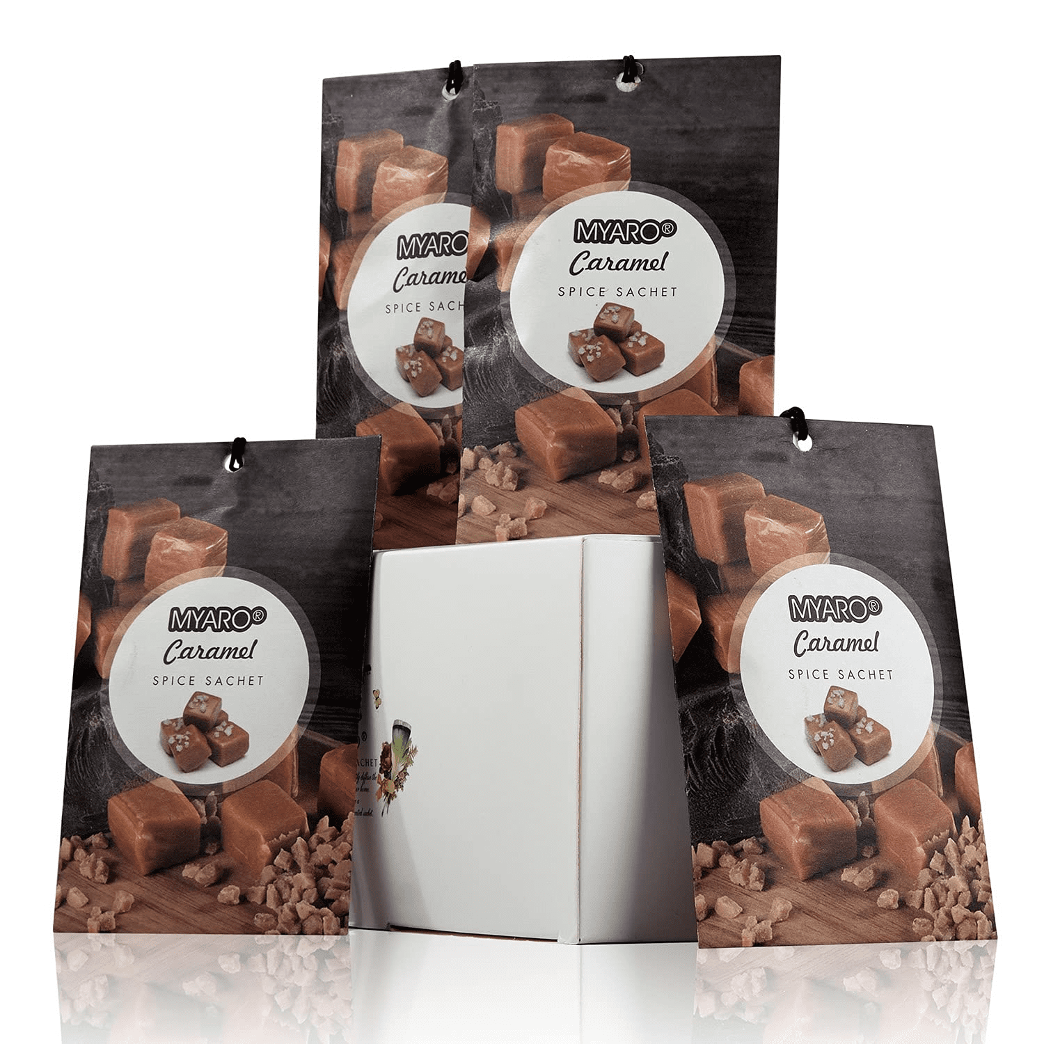 MYARO 12 Pcs Caramel Scented Sachet Pouches Elevate Kitchen and Spaces ...