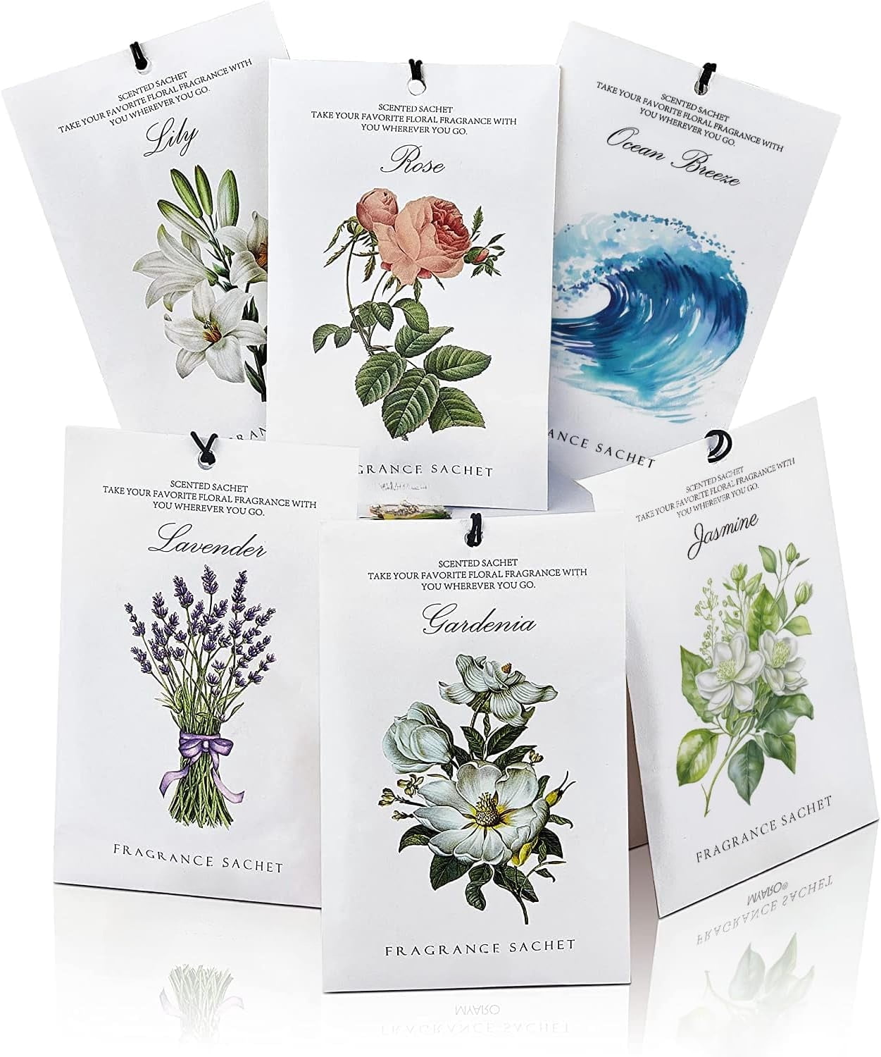 MYARO Packs Lavender Scented Sachets Air Freshener for Drawer and ...