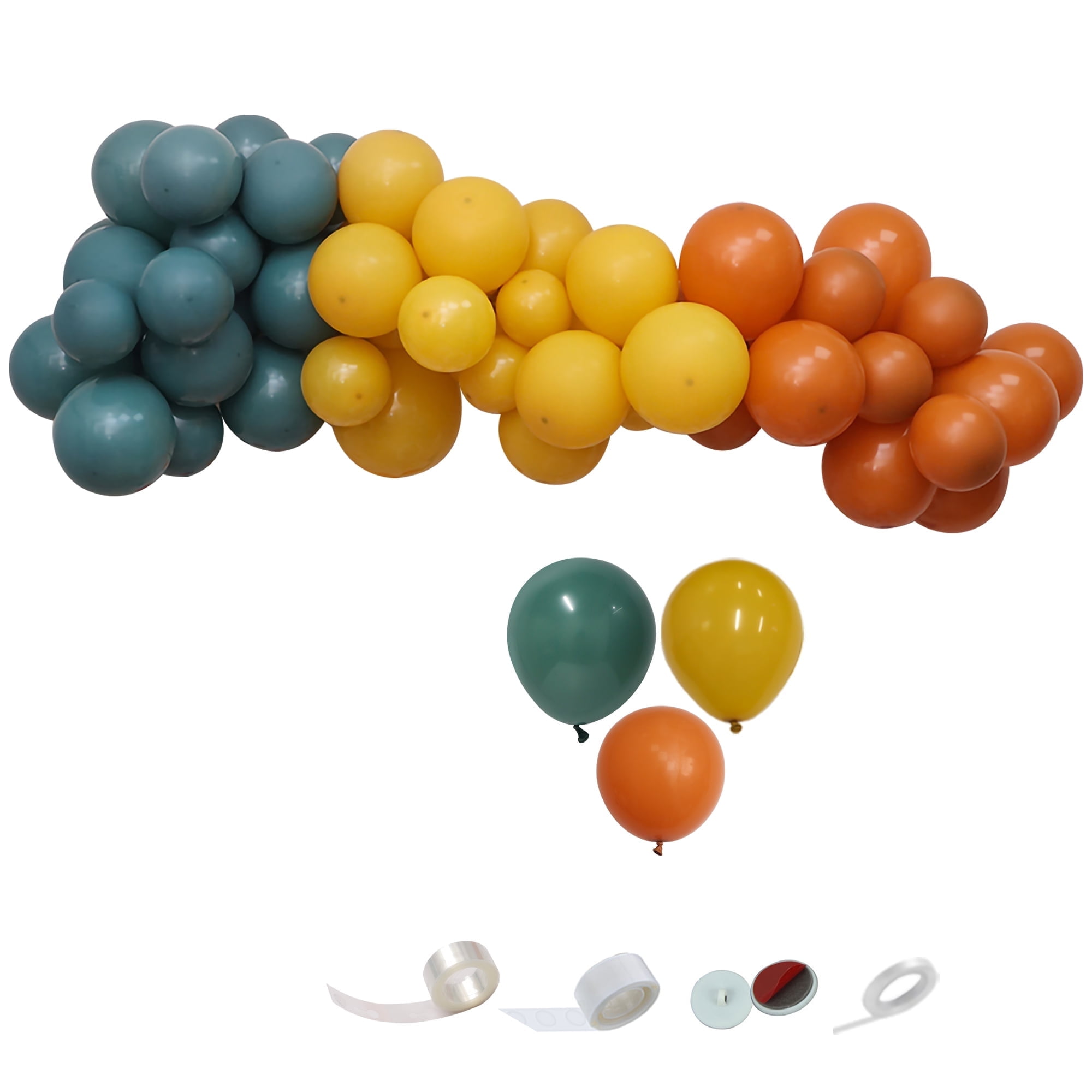 MYDECORBL 75 Pcs Balloon Garland Kit 5 10 inch Retro Willow Green ...