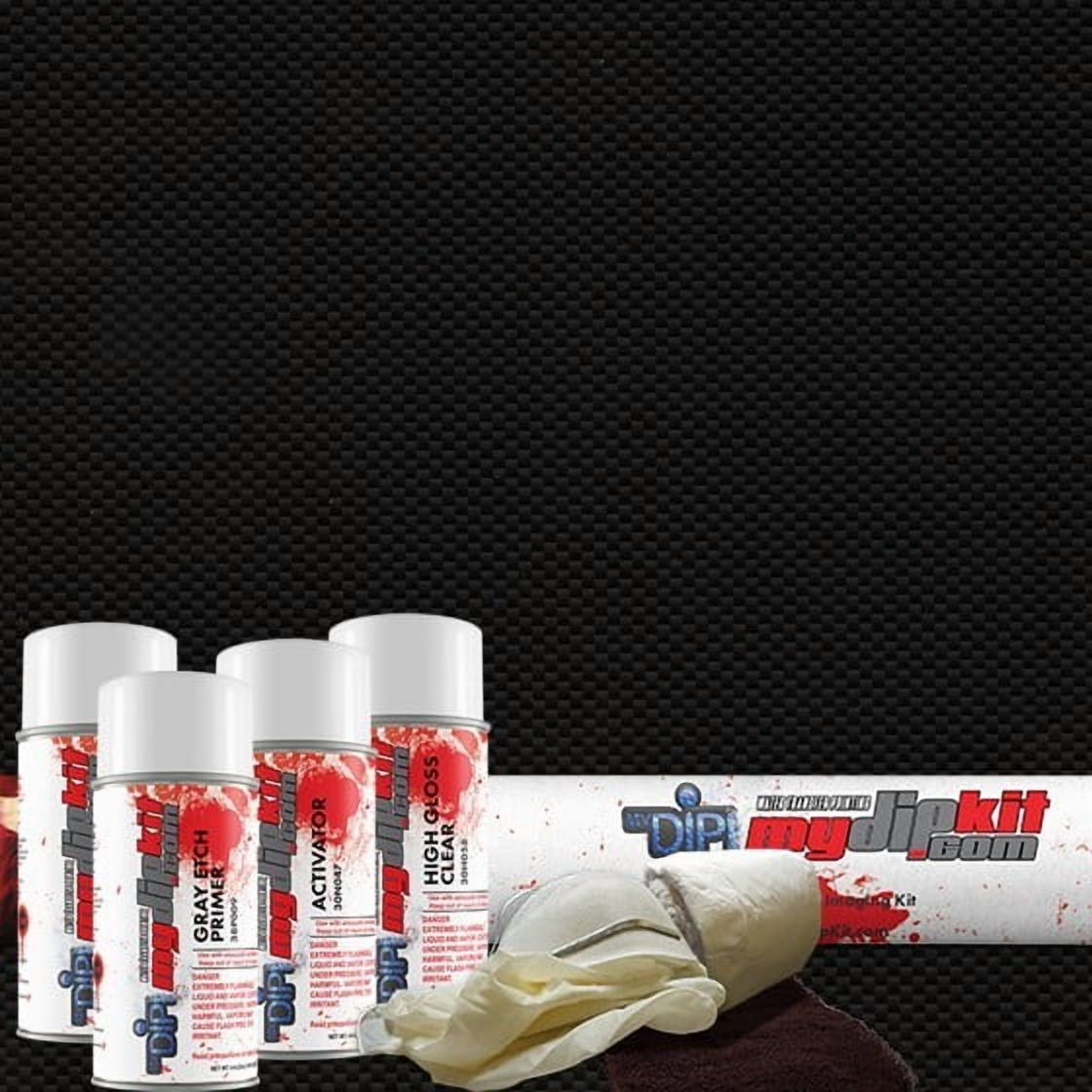 MYDIPKIT Hydro Dipping Water Transfer Print KIT CF-1251 Silver/Clear ...