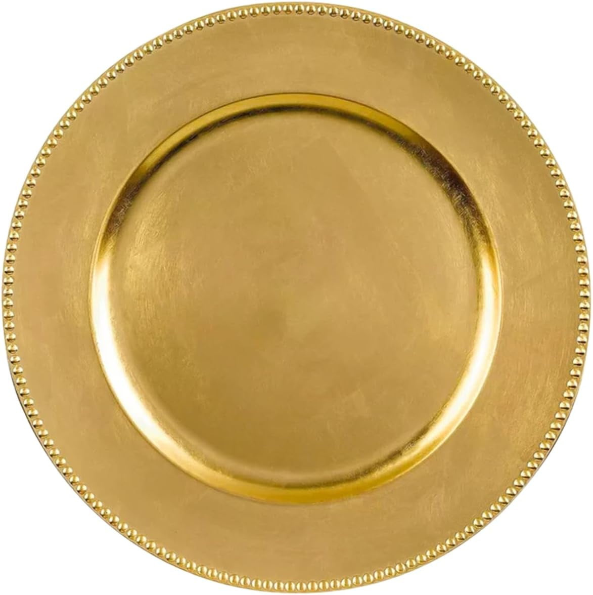 MYEventProducts 24 Pack | 13 inch Gold Beaded Charger Plates | Fancy ...