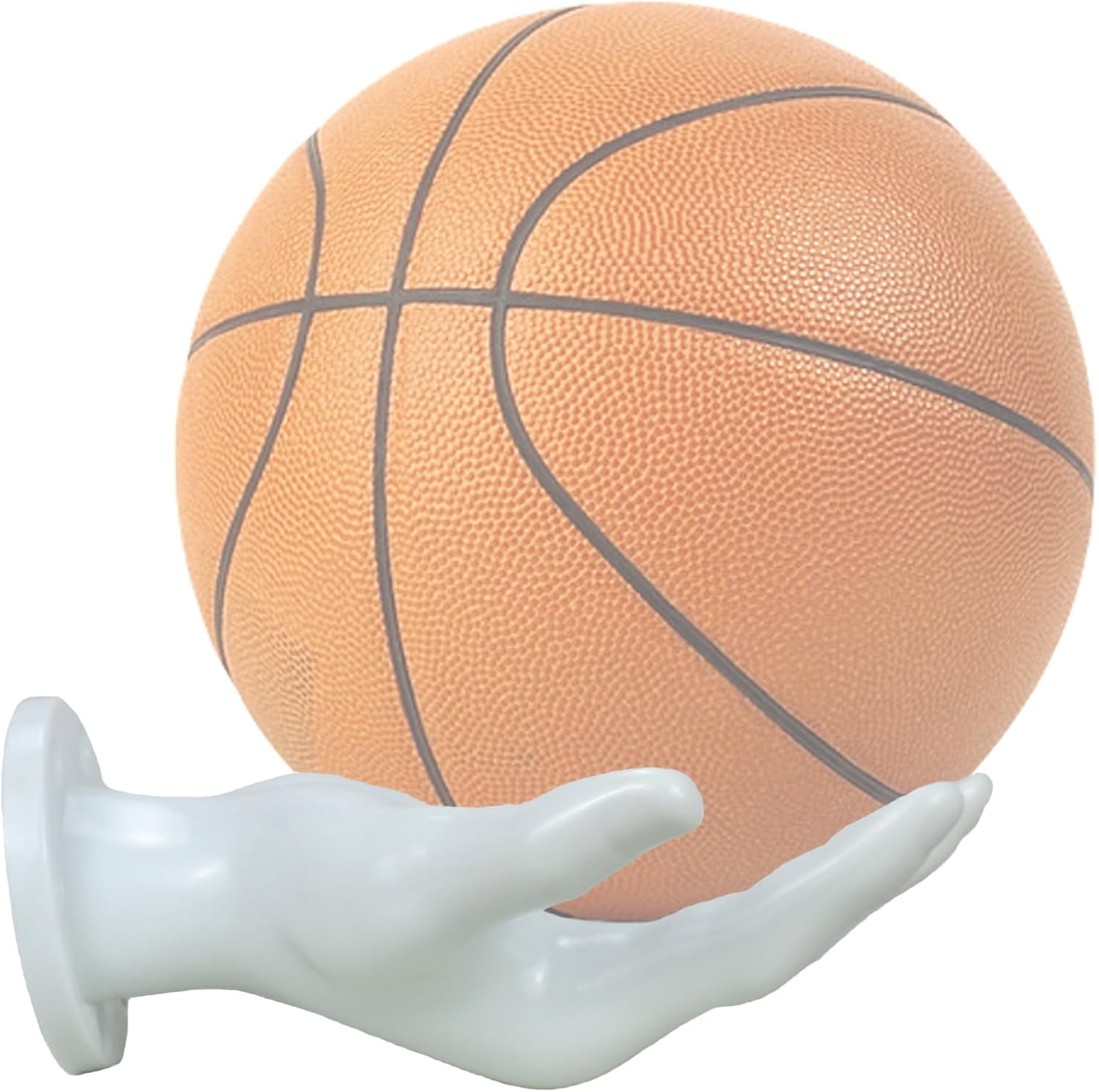 MYFLOCY Hand Shaped Basketball Holder Wall Mount for Basketball Soccer ...