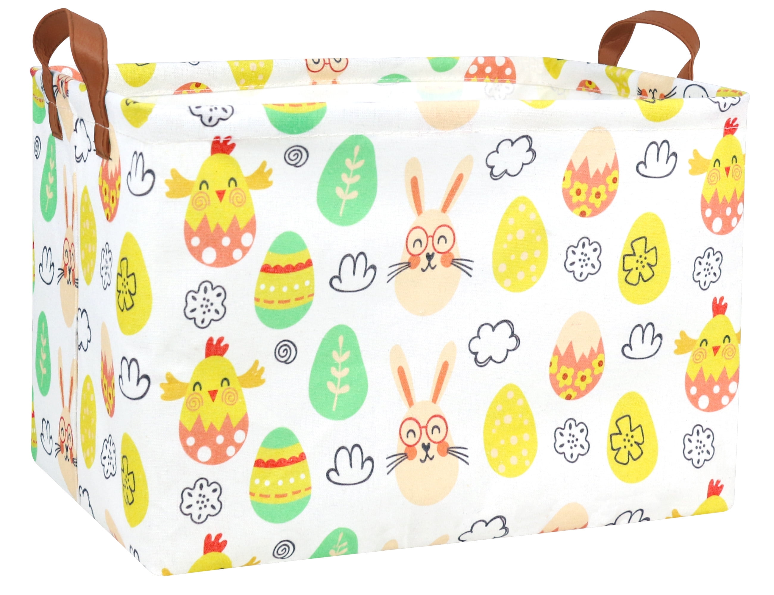 MYFLOCY Rectangle Empty Easter Baskets Boy Large Toy Storage Bin Girls ...