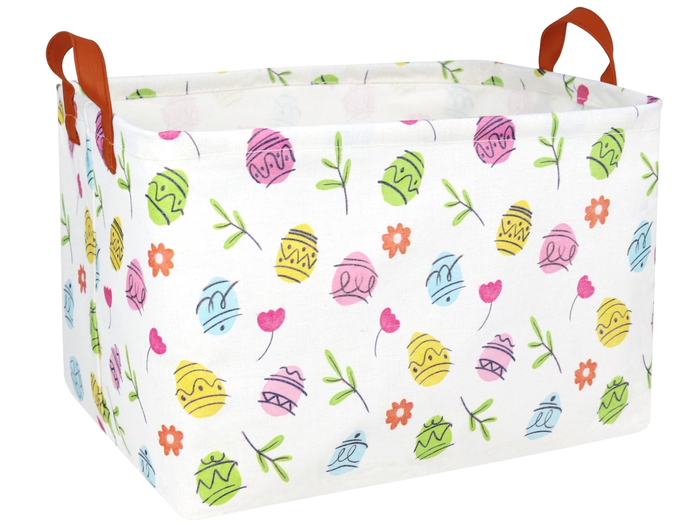 MYFLOCY Rectangle Empty Easter Baskets Boy Large Toy Storage Bin Girls ...