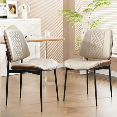 Rattan Dining Chairs Set of 4, Mid Century Modern Dining Chairs ...