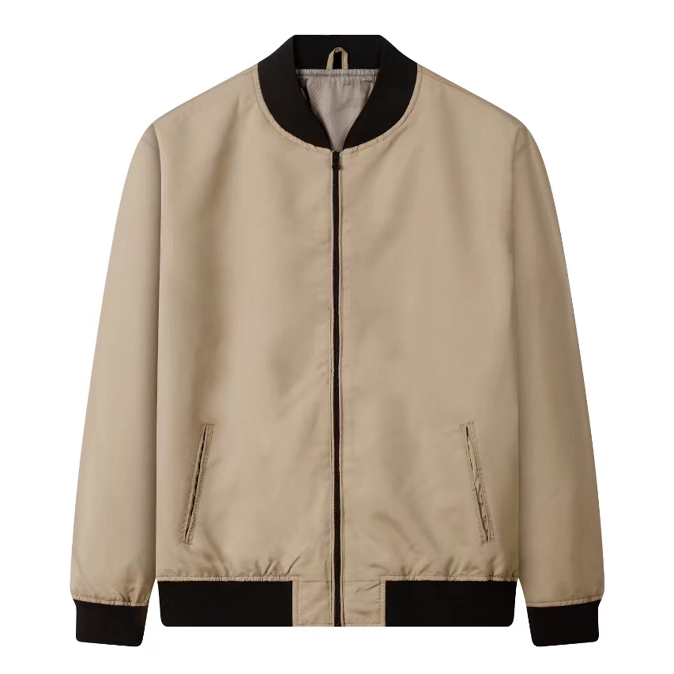 MYJAJAYI Men’s Varsity Bomber Jacket wind breakers male jackets Casual ...