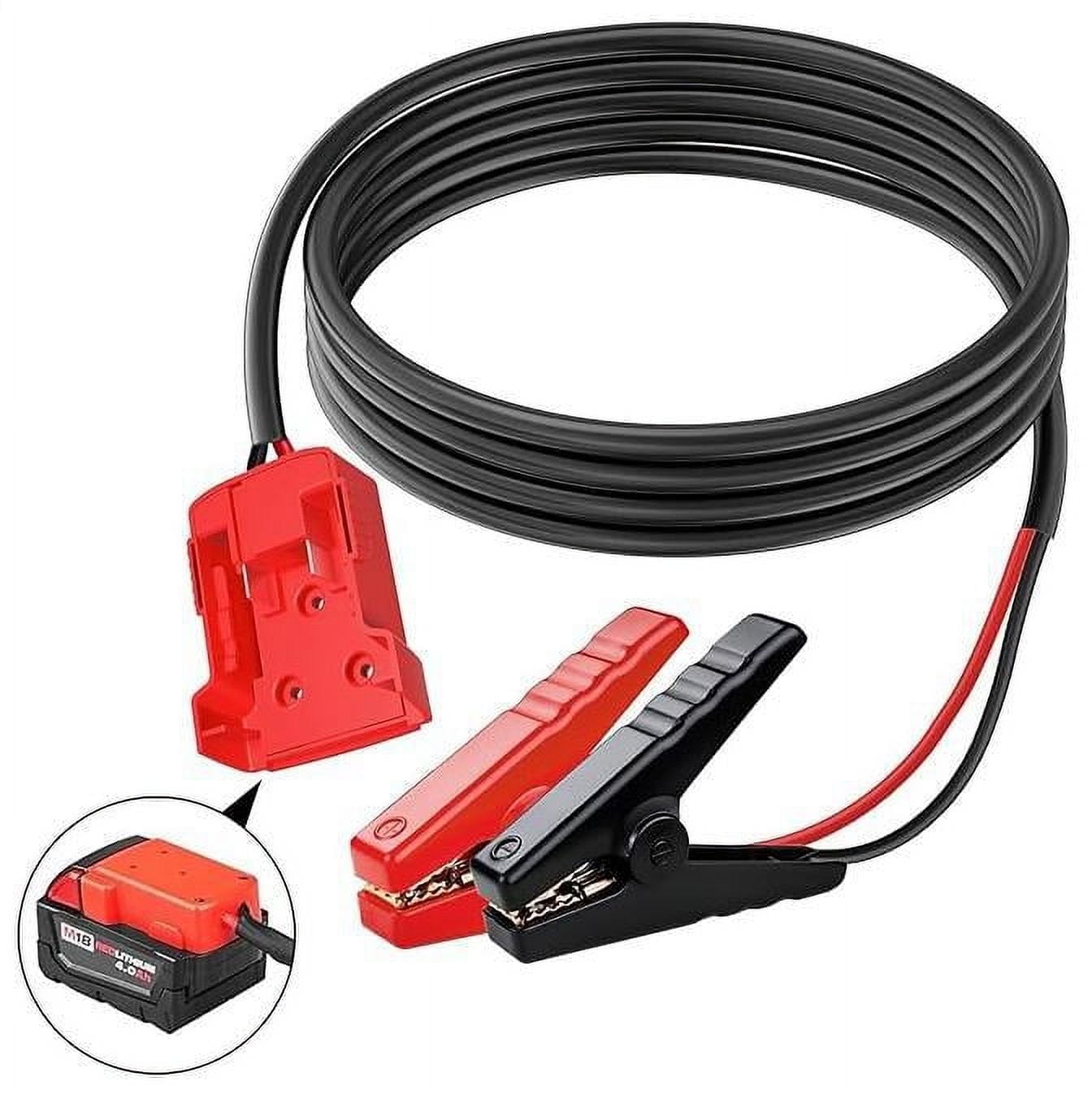 MYJTOPUS 6FT Portable Jump Start Cable for Milwaukeeand DeWalt Battery ...