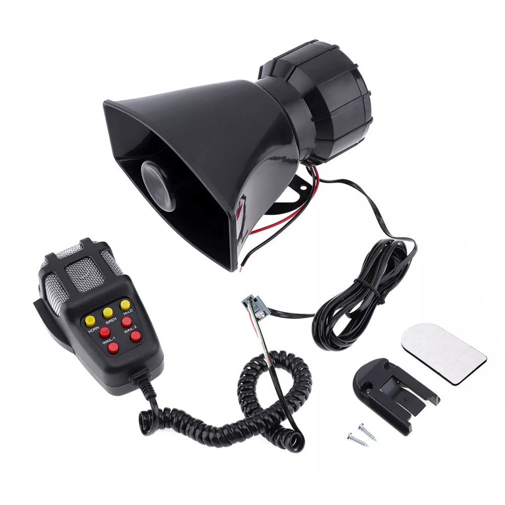 MYJTOPUS 7 Tone 12V Sound Loud, Car Alarm Houting Amplifier Speaker ...