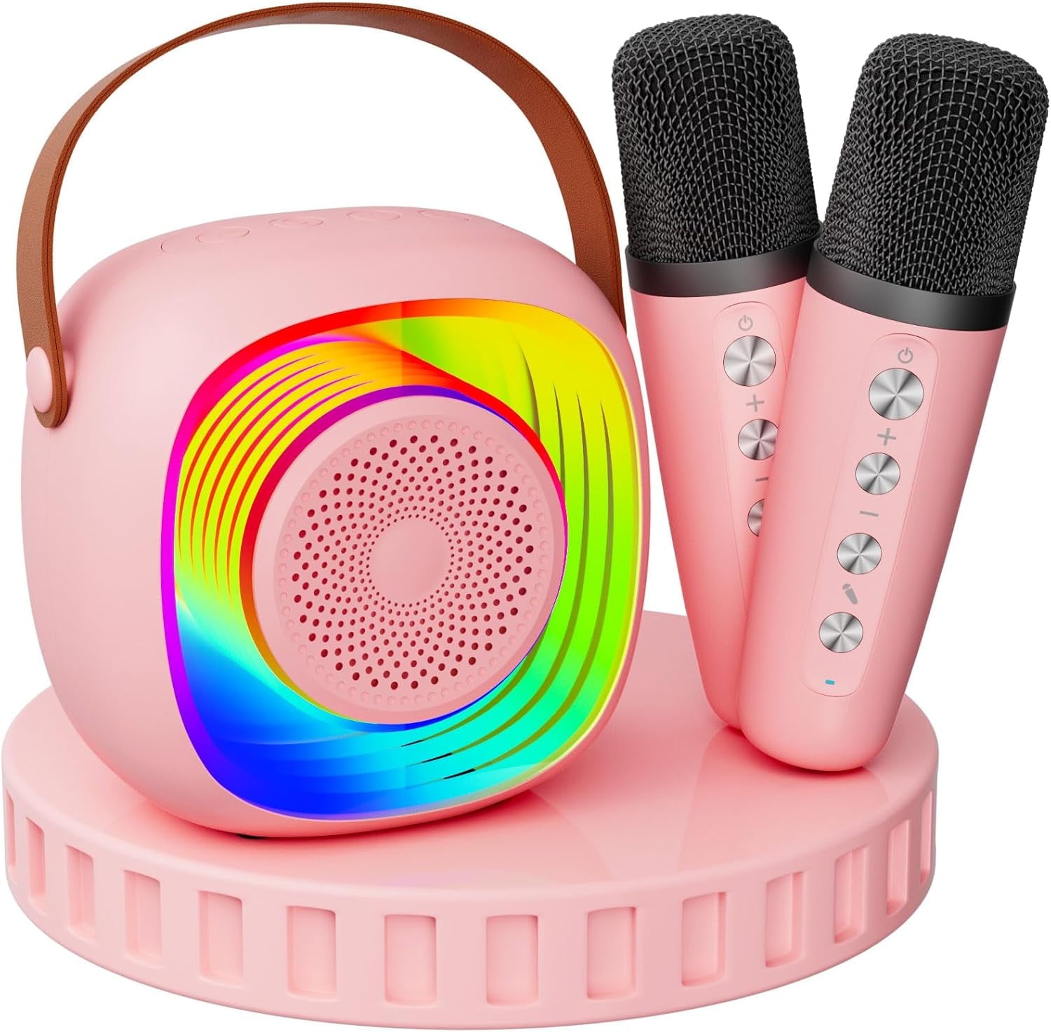 MYJTOPUS Karaoke Machine for Kids, Mini Portable Bluetooth Speaker with ...