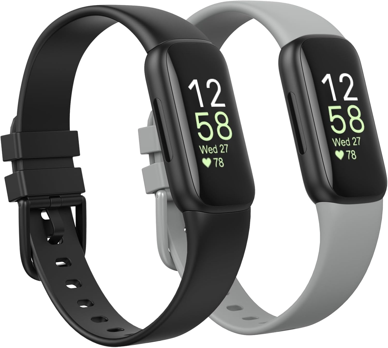 MYKOMI 2 Pack Waterproof Bands Compatible with Fitbit inspire 3 Bands ...