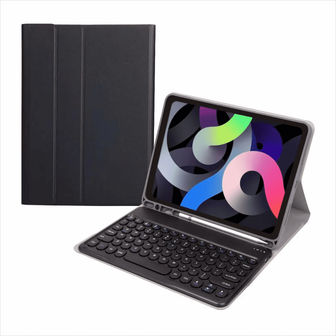 MYKOMI 2022 New iPad Pro 12.9 inch Keyboard Case Cute Round Key Color ...