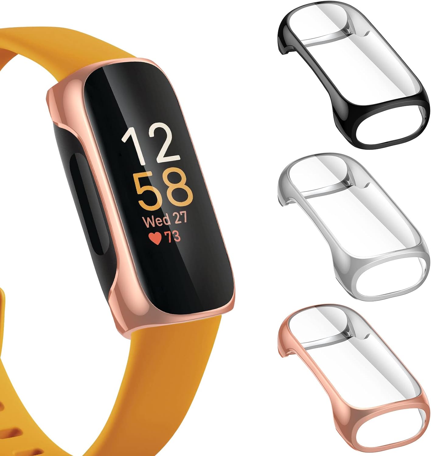 MYKOMI 3-Pack Screen Protector Compatible with Fitbit Inspire 3, TPU ...