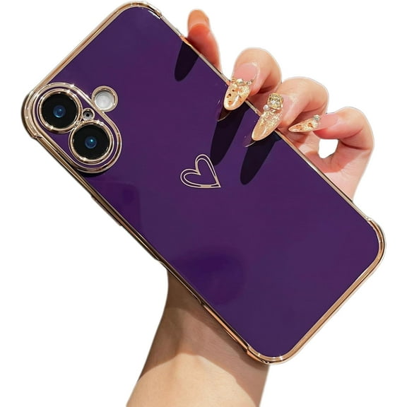 Case for iPhone 14 Plus Case 6.7", Cute Luxruy Iridescent Case with ...