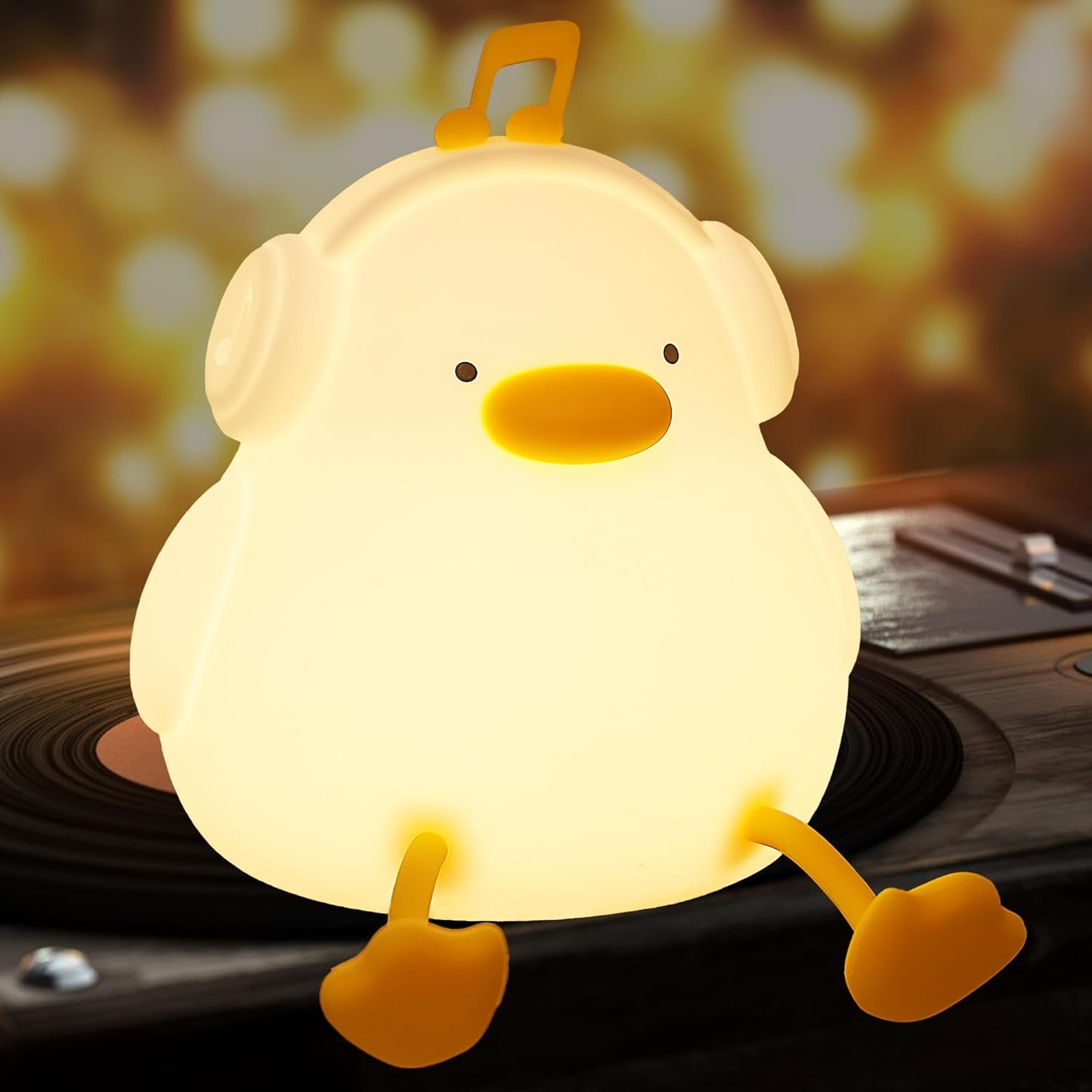 MYKOMI Duck Night Light, Cute Benson Ducks Lamp, Nursery Silicone Goose ...