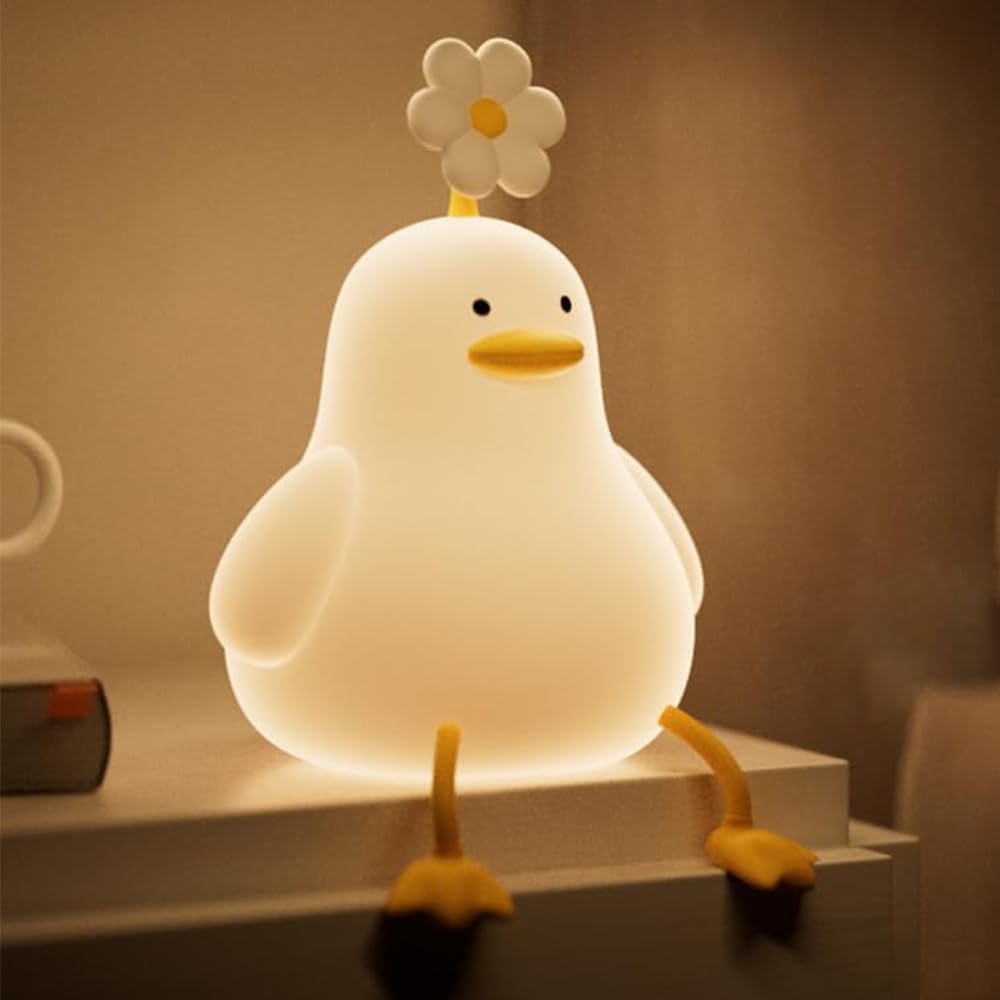 MYKOMI Duck Night Light Touch Control 30 Minutes Timer LED Squishy Duck ...