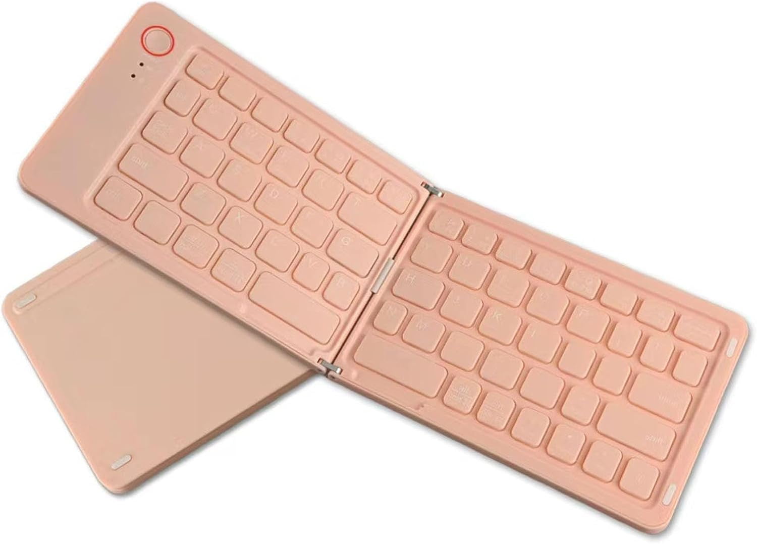 MYKOMI Foldable Bluetooth Keyboard with Stand Holder, 67 Keys Portable Wireless Keyboard ...