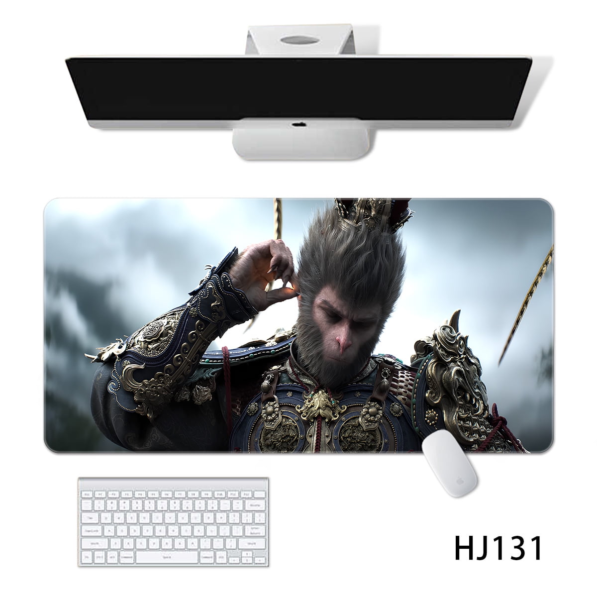 MYKOMI Game Black Myth: Wukong Mouse Pad Rubber Mouse Mat Anti-Slip ...