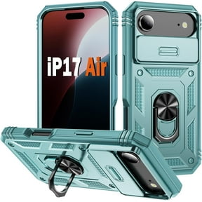 MYKOMI Military Case for iPhone 17, Metal Kickstand & Slide Camera ...