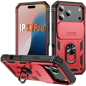 MYKOMI Military Case for iPhone 17, Metal Kickstand & Slide Camera ...