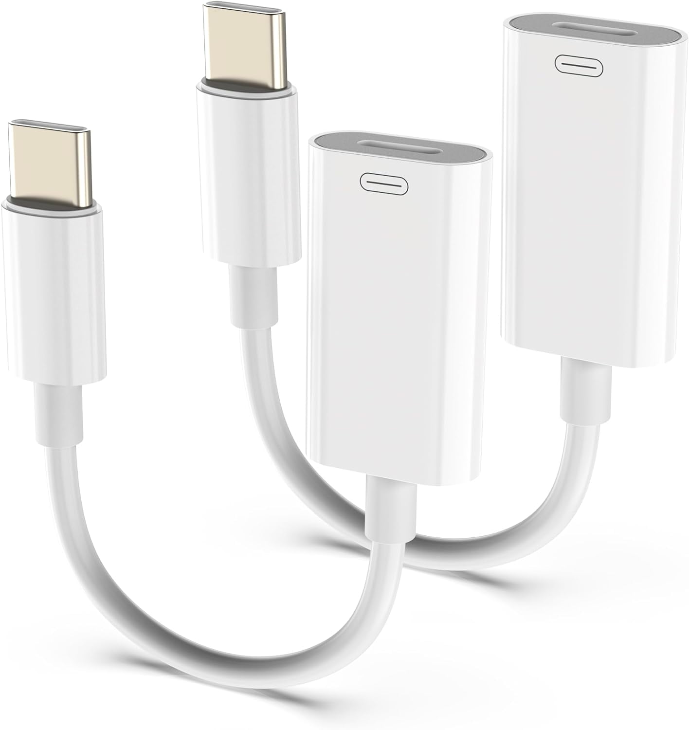 MYKOMI USB-C Male to Lightning Female Adapter Pack-2,Type C to ...