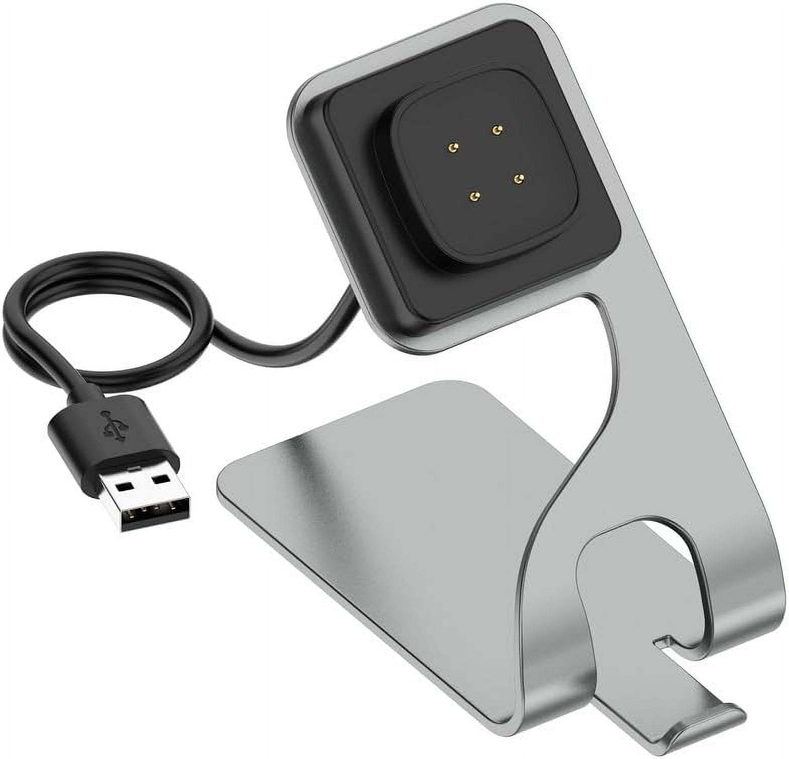 MYKOMI USB Cable Charging Docks for Fitbit Versa 4,Fitbit Versa 3 ...