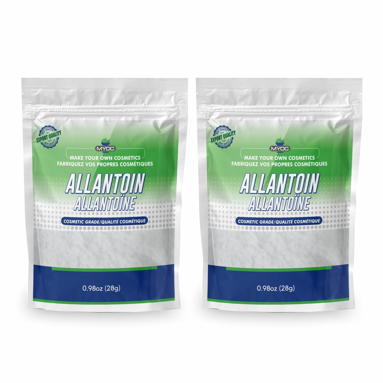MYOC Allantoin Powder - 0.98 Ounce for Cosmetic, Skin, Allantoin Powder ...
