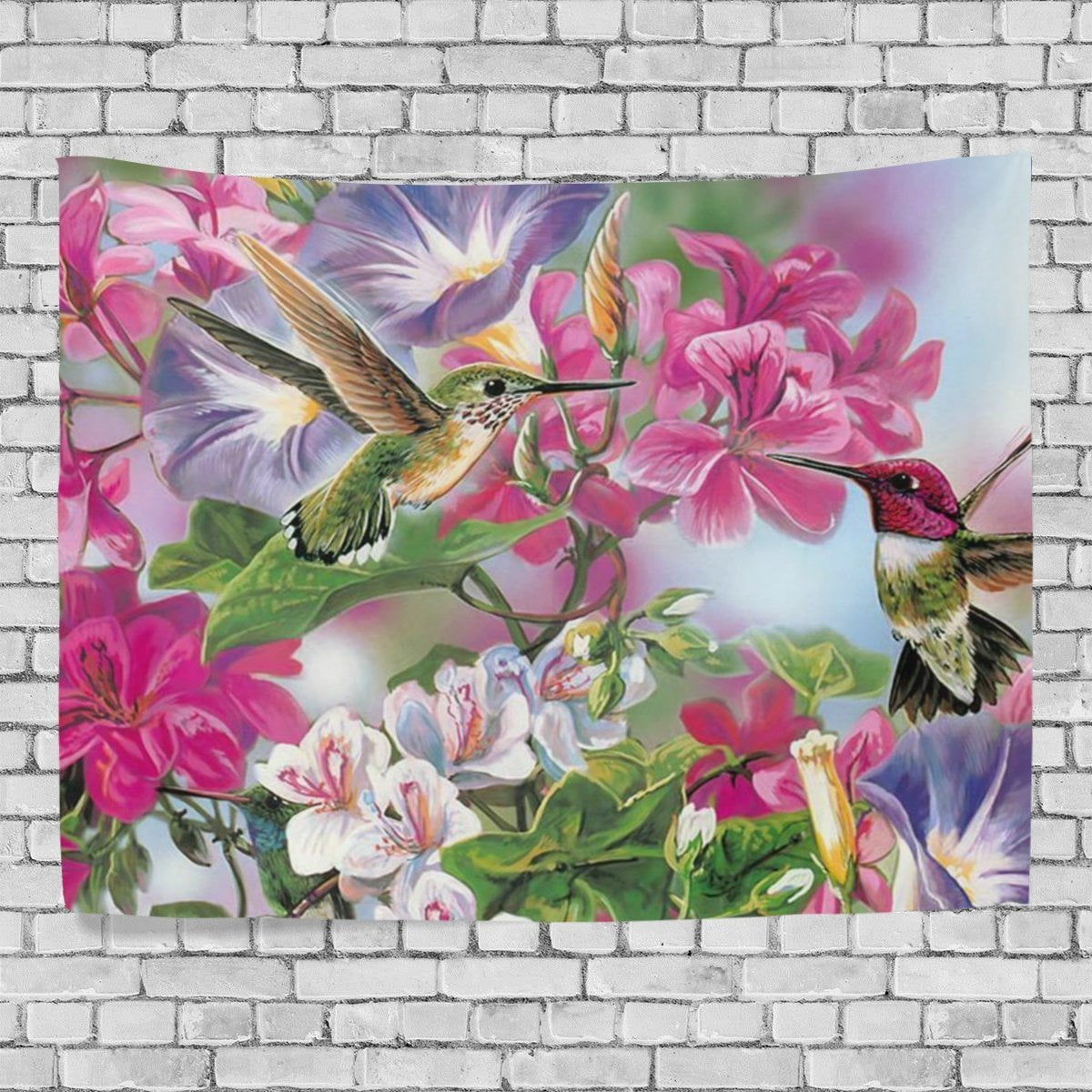 MYPOP Hummingbird Tapestry Wall Decor Living Room Dorm Tapestries 60 x ...
