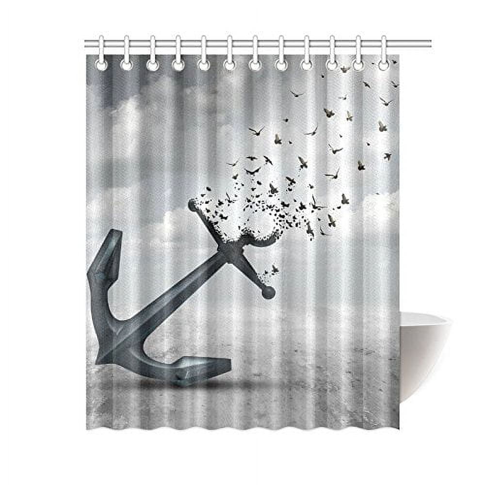 MYPOP Nautical Anchor Turns Into Flying Group Of Birds Seagulls For Liberty And Hope Mood ...