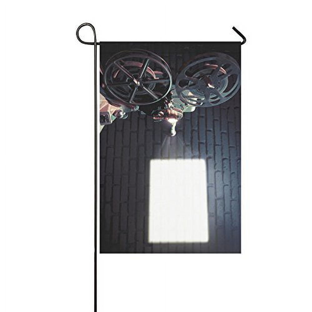 MYPOP Photo of an Old Movie Projector Yard Garden Flag 28 x 40 Inches ...