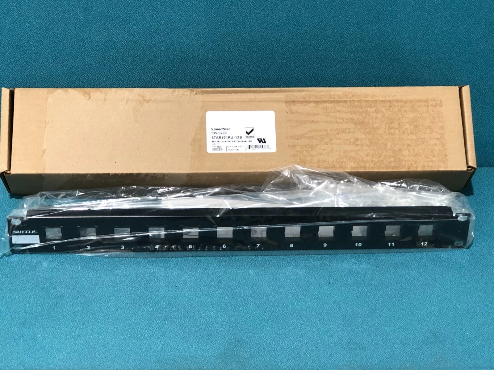 MYRAH- Suttle Sst 1Ru 12-Port Speedstar Blank Patch Panel, Part ...