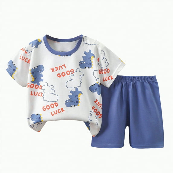 MYShe Infant Outfits For Boys Baby Boys 2Pcs Summer Outfits Short ...