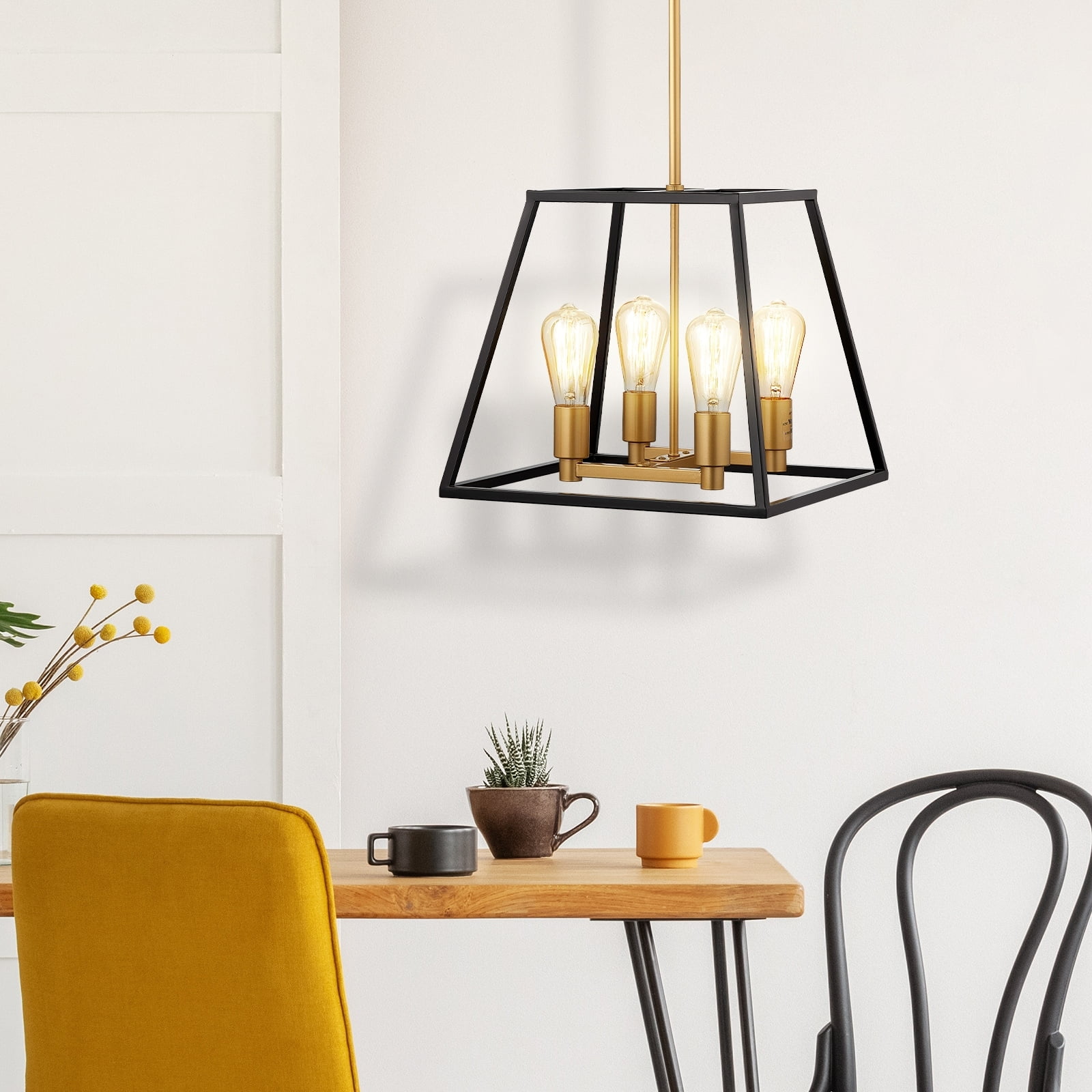 MYTH REALM Kreios PGBF Geometrical Modern Farmhouse Pendant Light 4 4 ...