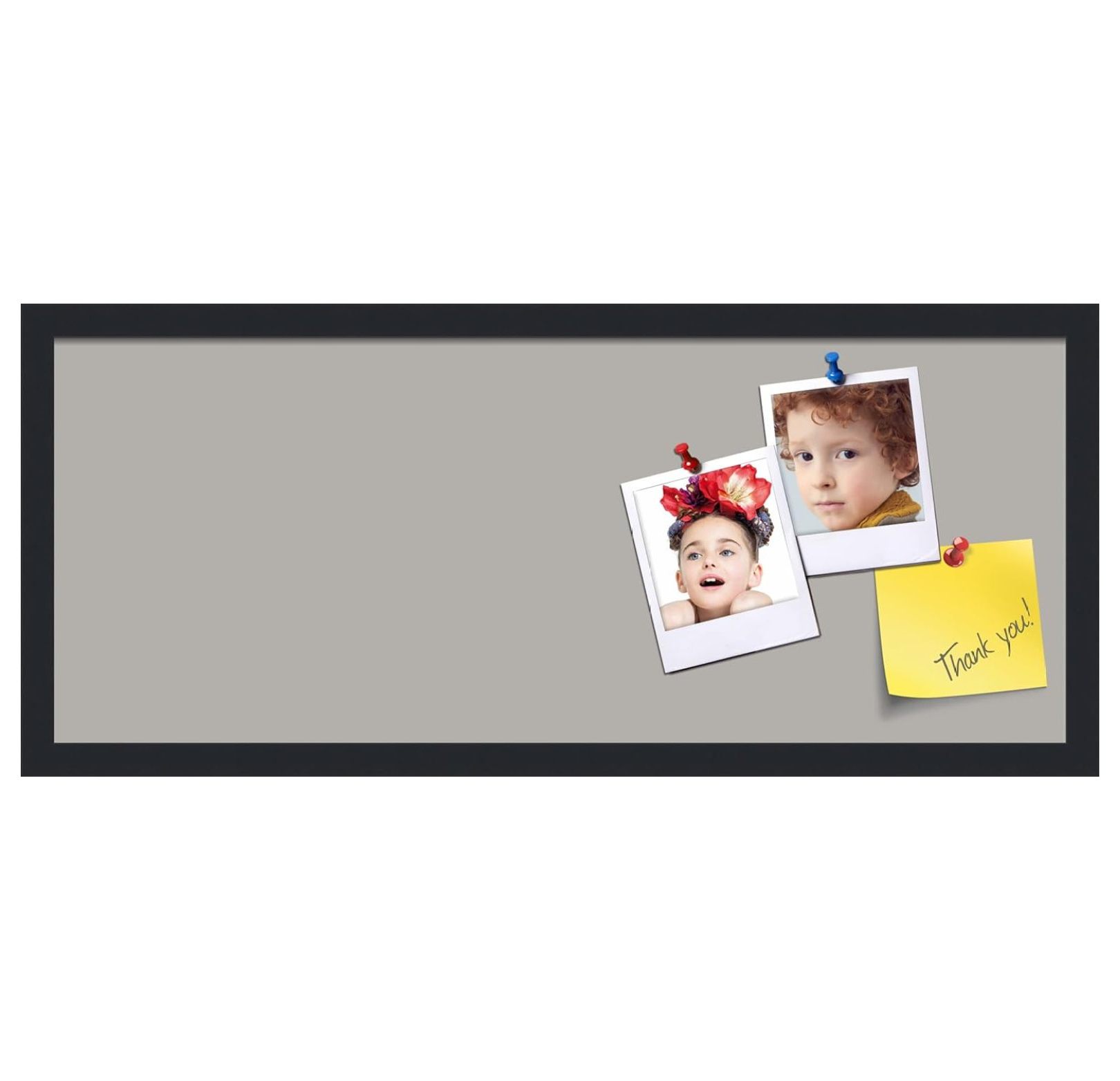 MYXIO 30x12 Inch Cork Bulletin Board. This Decorative Framed Pin Board ...