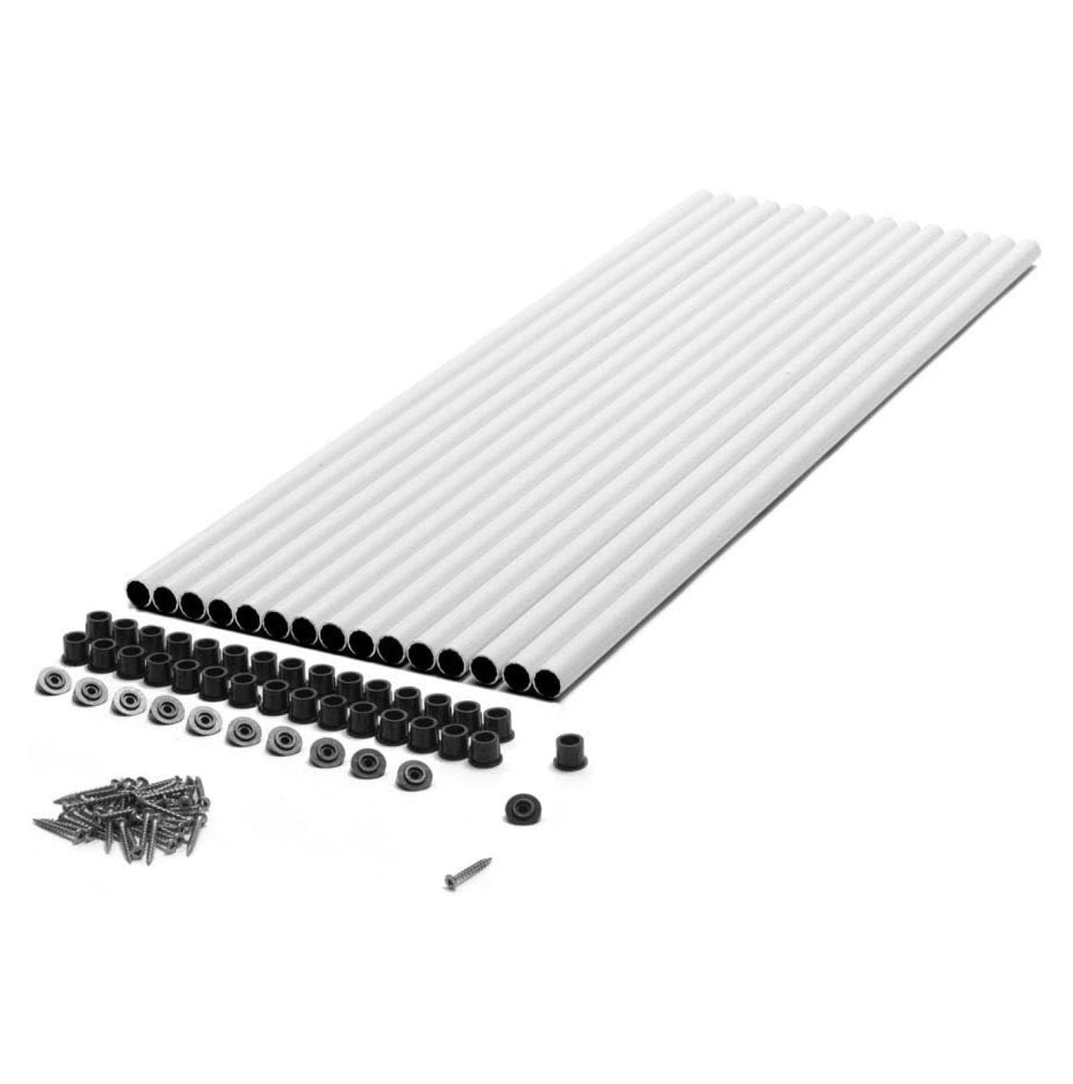 MYXIO 32" Aluminum Round Baluster and Connectors (Fasteners Included ...