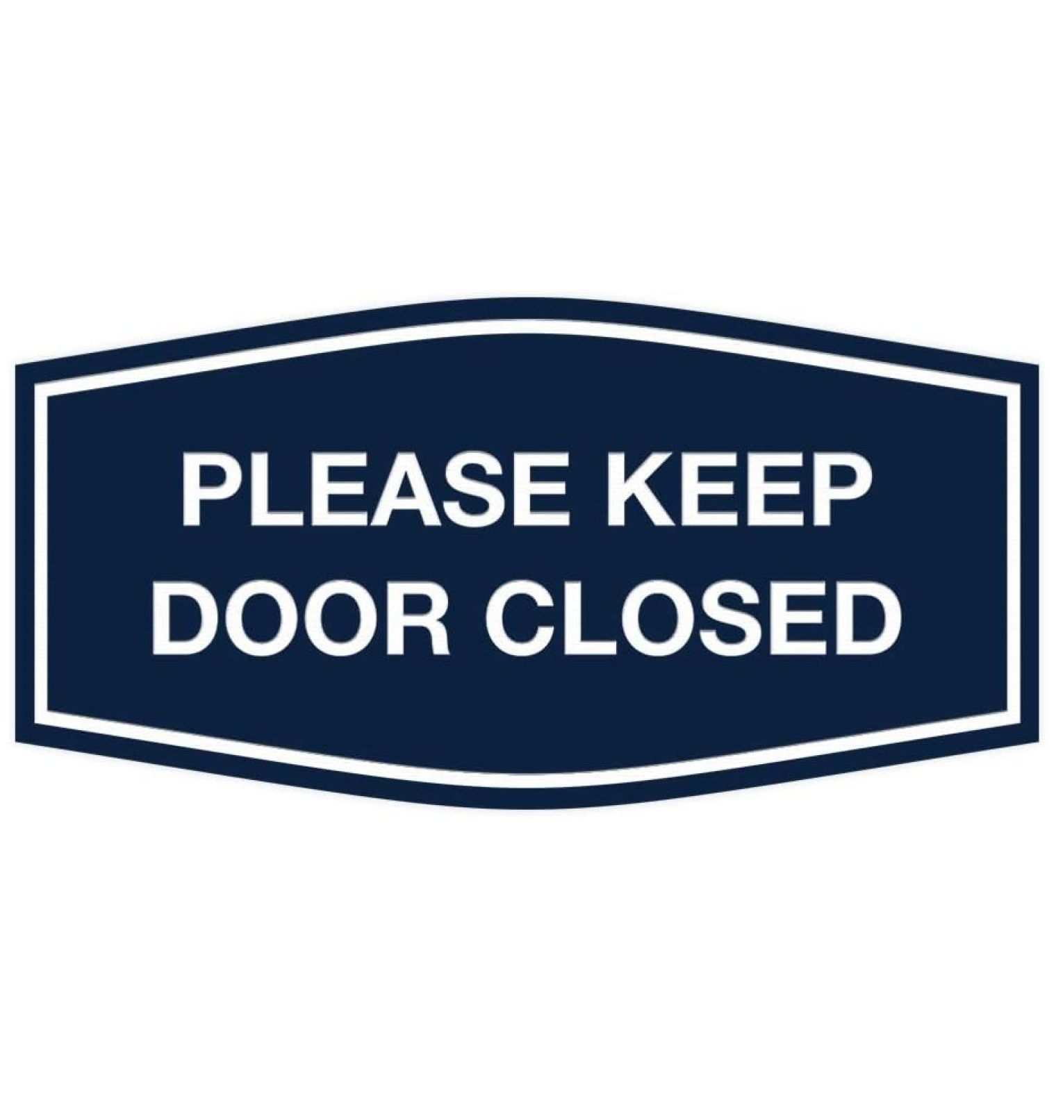 MYXIO Fancy Please Keep Door Closed Sign - Security and Safety ...