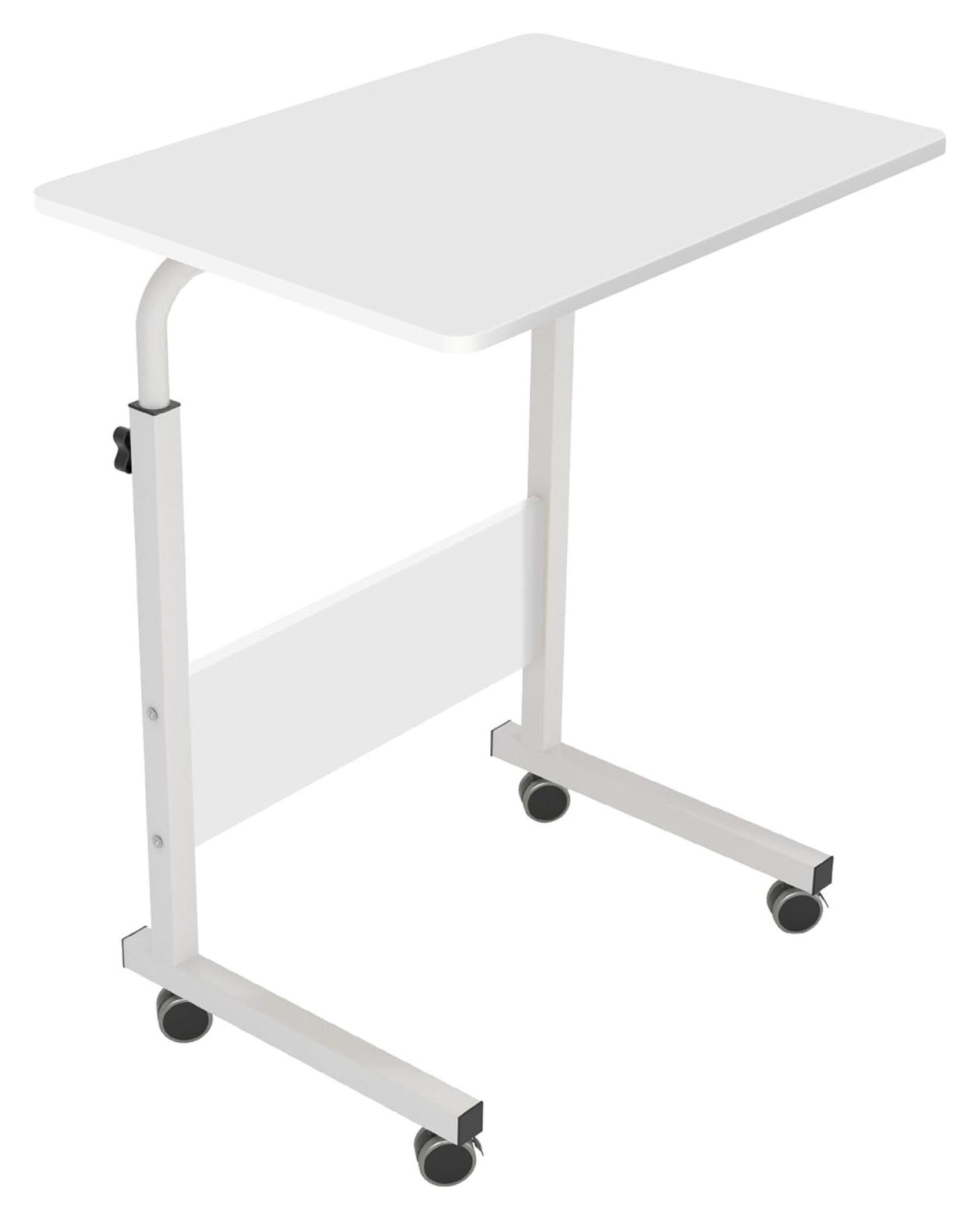 MYXIO Side Table, 23.6in Adjustable Laptop Stand Portable Cart Tray ...