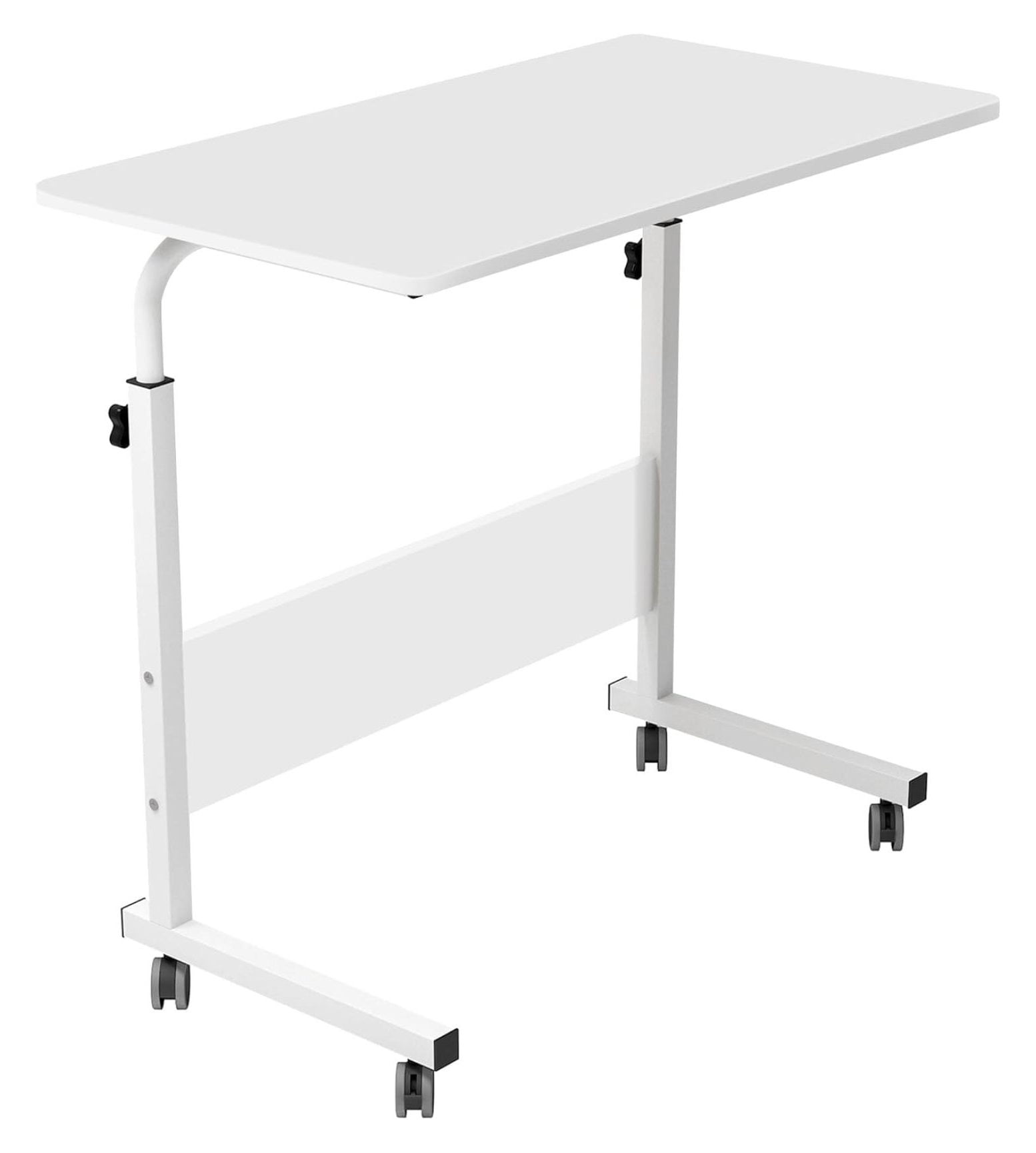 MYXIO Side Table, 31.5in Adjustable Laptop Stand Portable Cart Tray ...