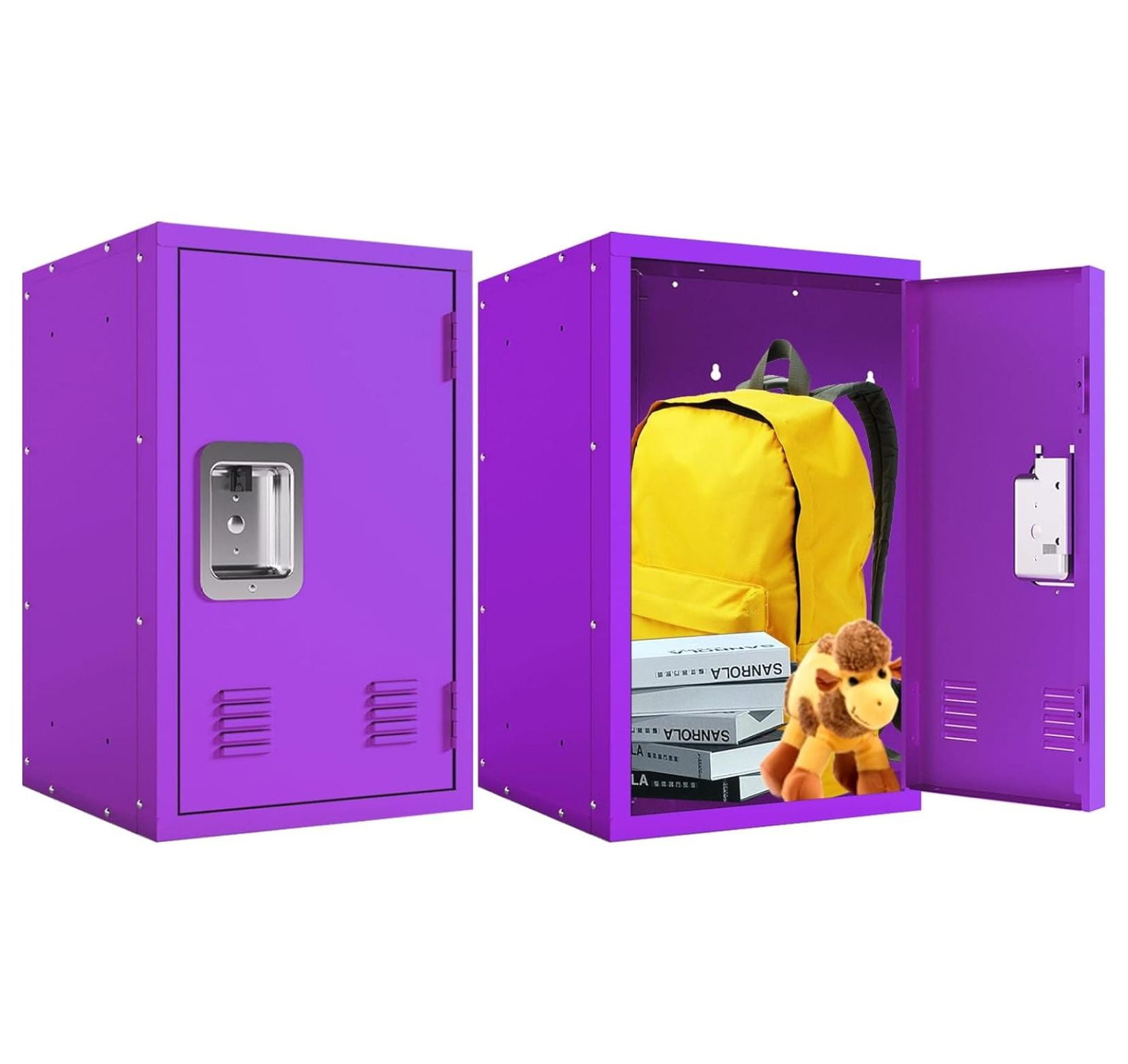 MYXIO Storage Lockers,Small Metal Locker,Lockable Storage Cabinet ...