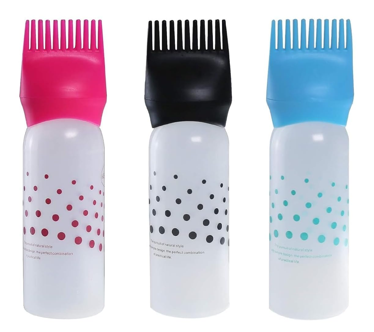 MYYNTI Empty Hair Oil Root Comb Oil Applicator Bottle with Graduated ...