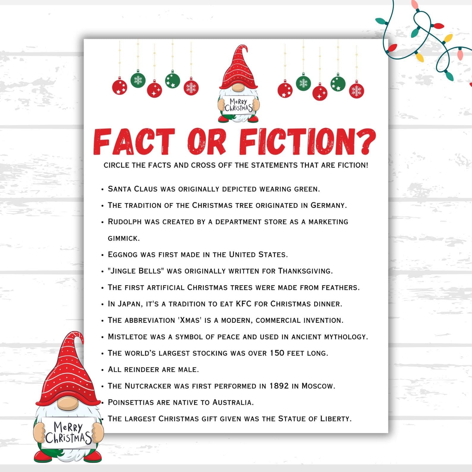 MYYUK Christmas Trivia Game | Christmas Party Games | Fun Christmas ...