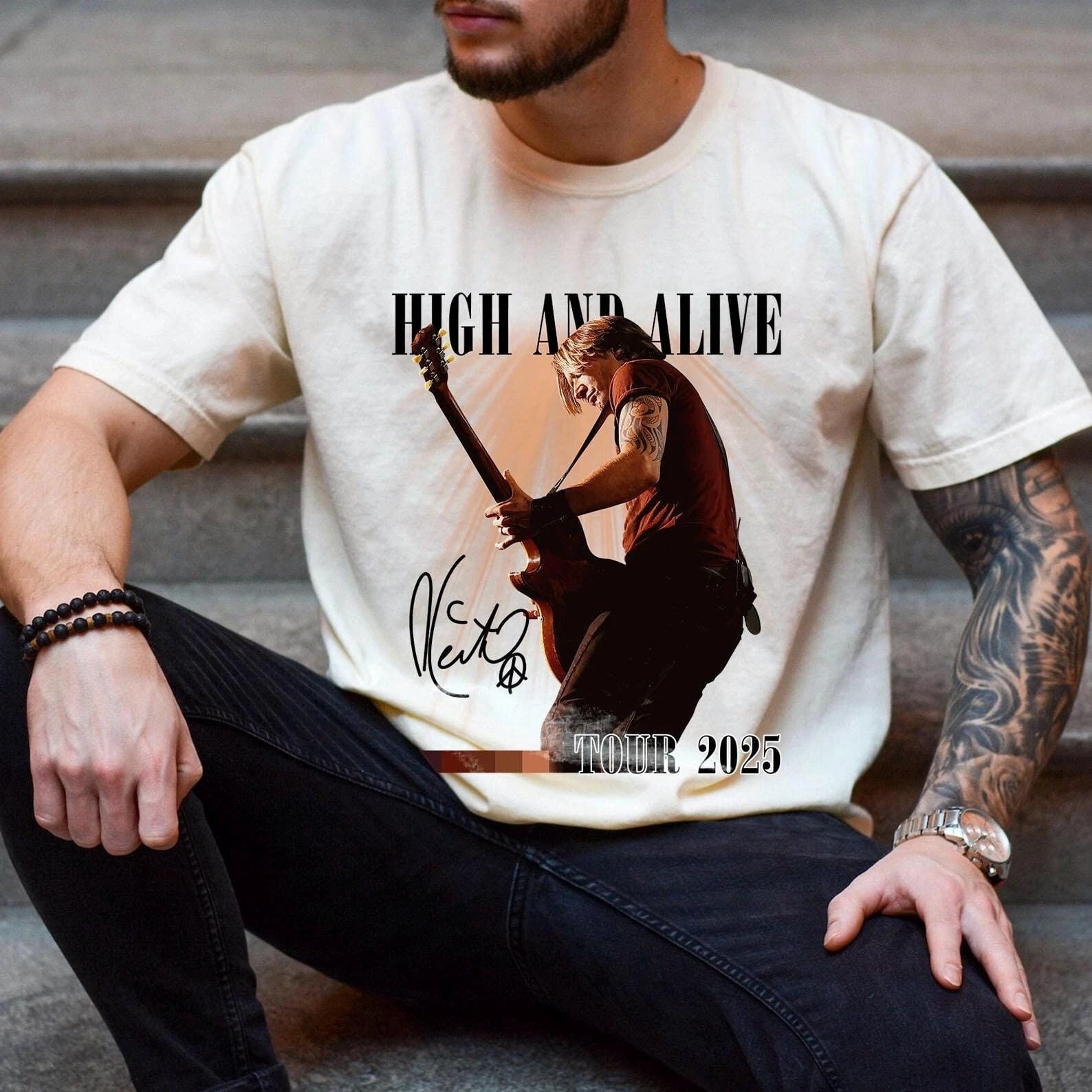 MYYUK Keith Urban High And Alive Tour 2025 Shirt, Gift for Fan Pop and ...