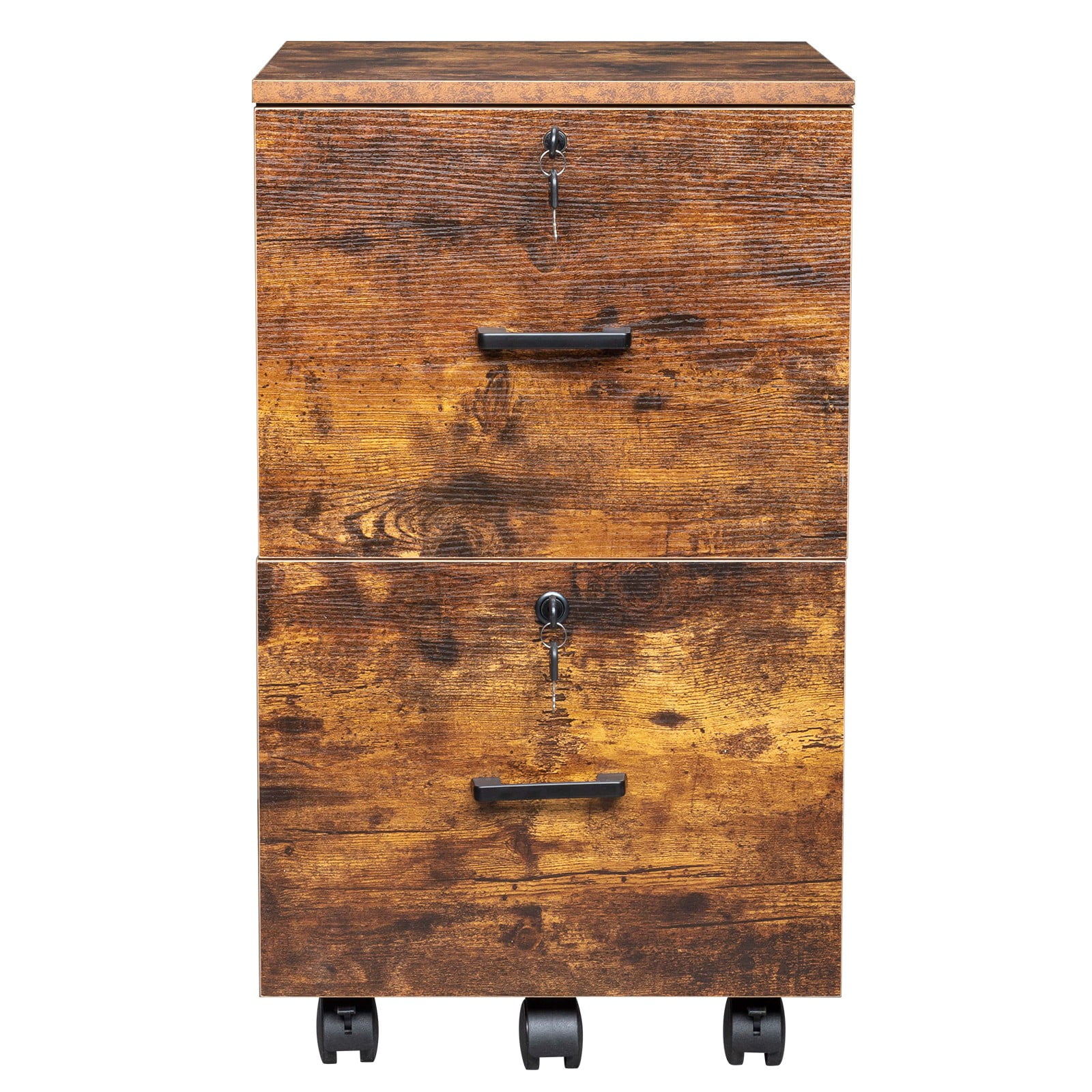 MYZBBD 2-Drawer Rolling File Cabinet , Mobile Storage Cart for Home ...