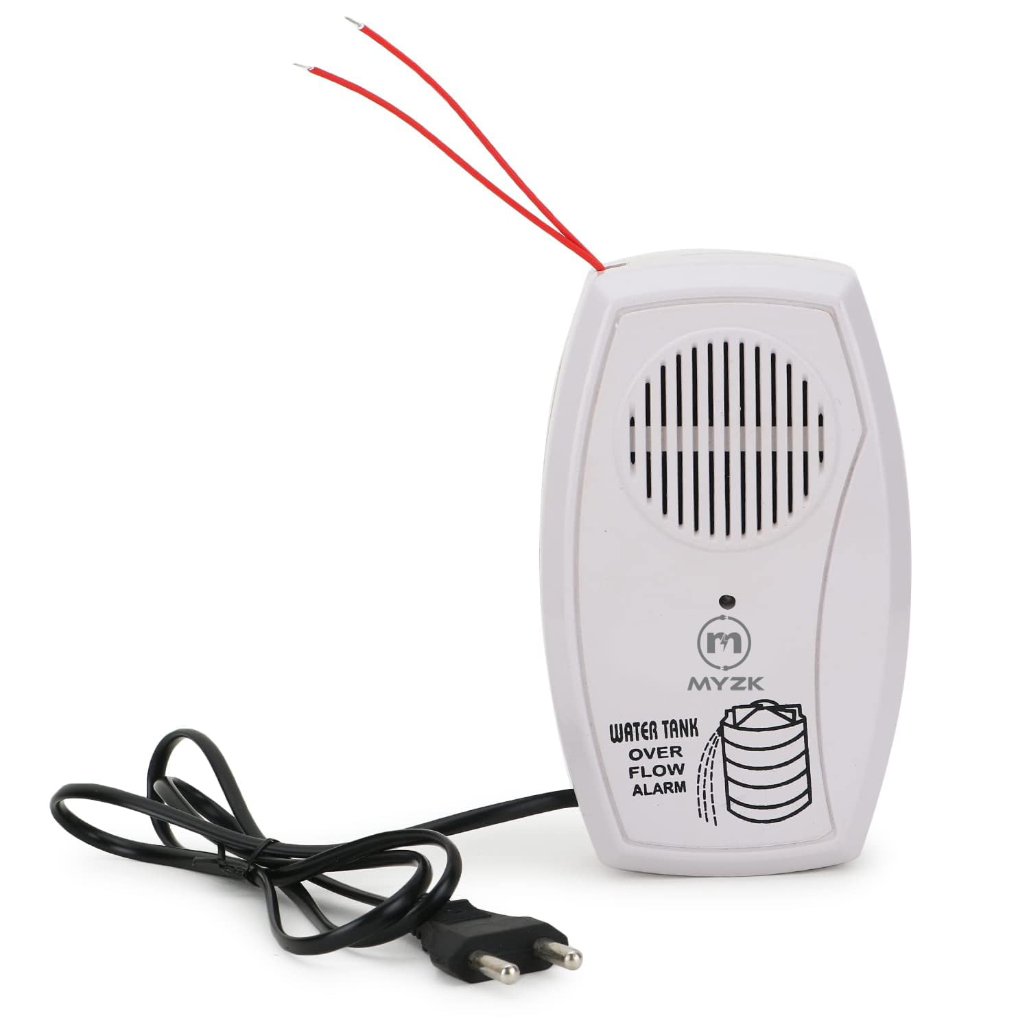 MYZK Water Tank Alarm Overflow Control Bell 220V AC Powered Loud Human ...