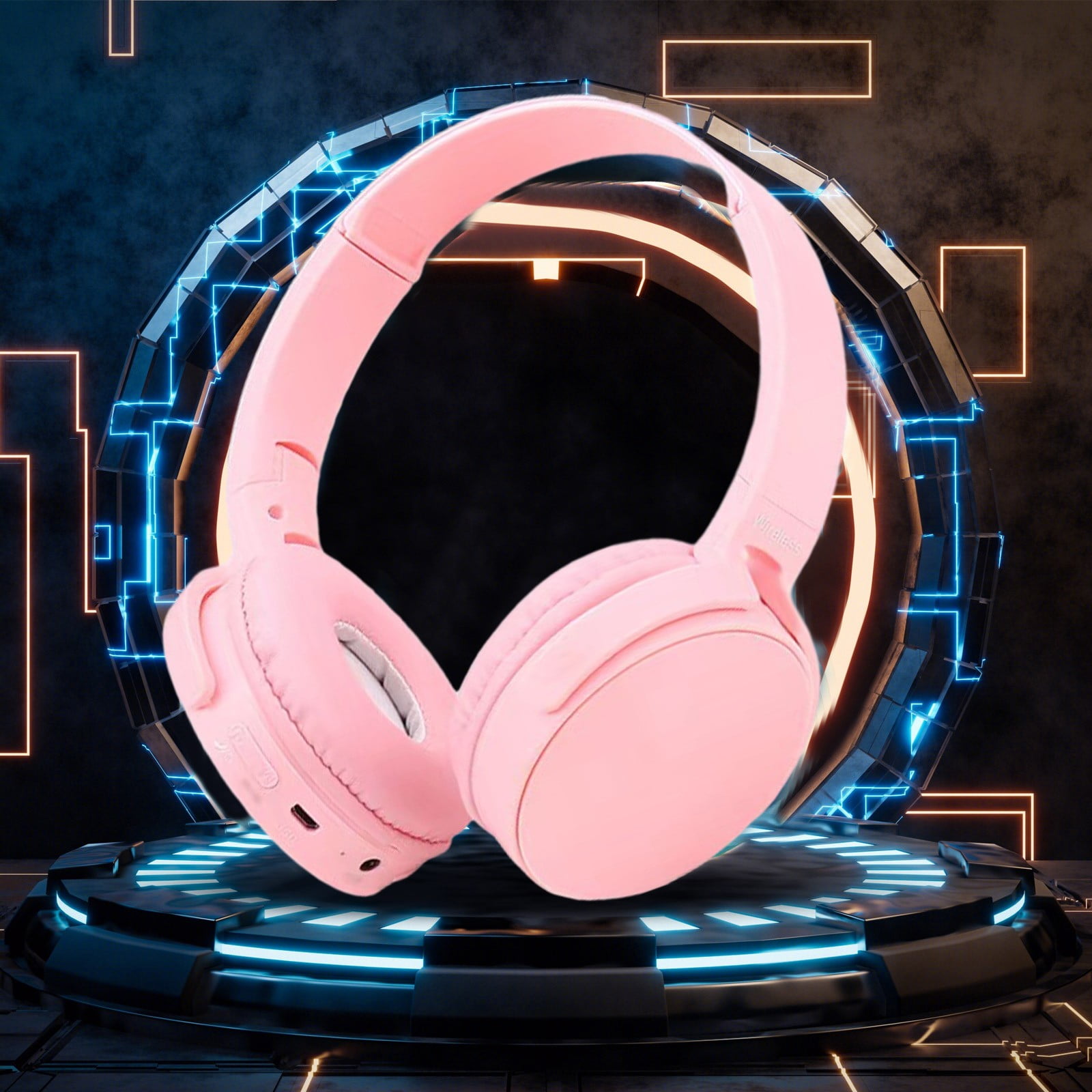 MZ-650 Bluetooth Headset Heavy Bass Phone Universal Wireless Multi ...