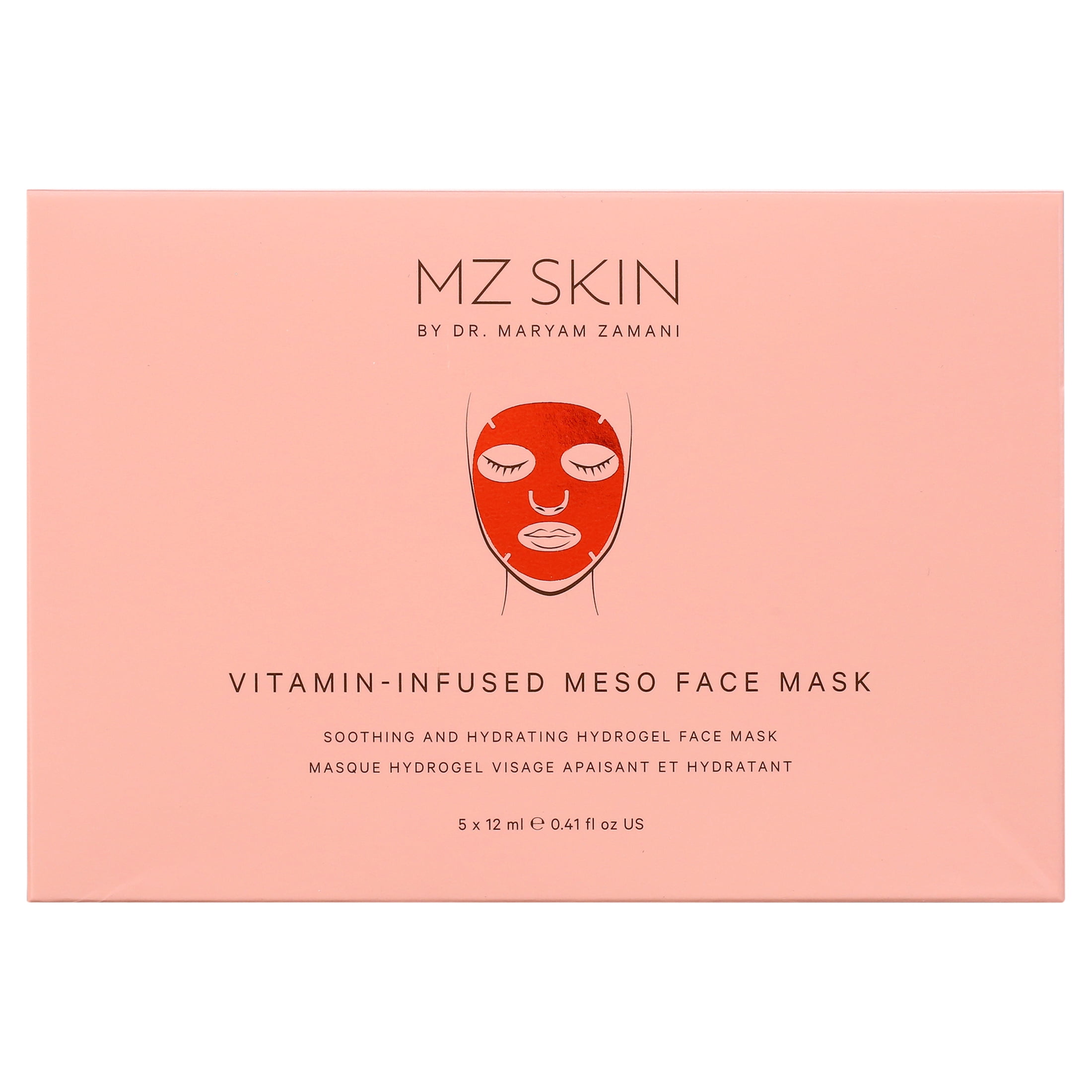 MZ Skin Vitamin-Infused Meso Face Mask, 0.41 fl oz, 5 Count - Walmart.com