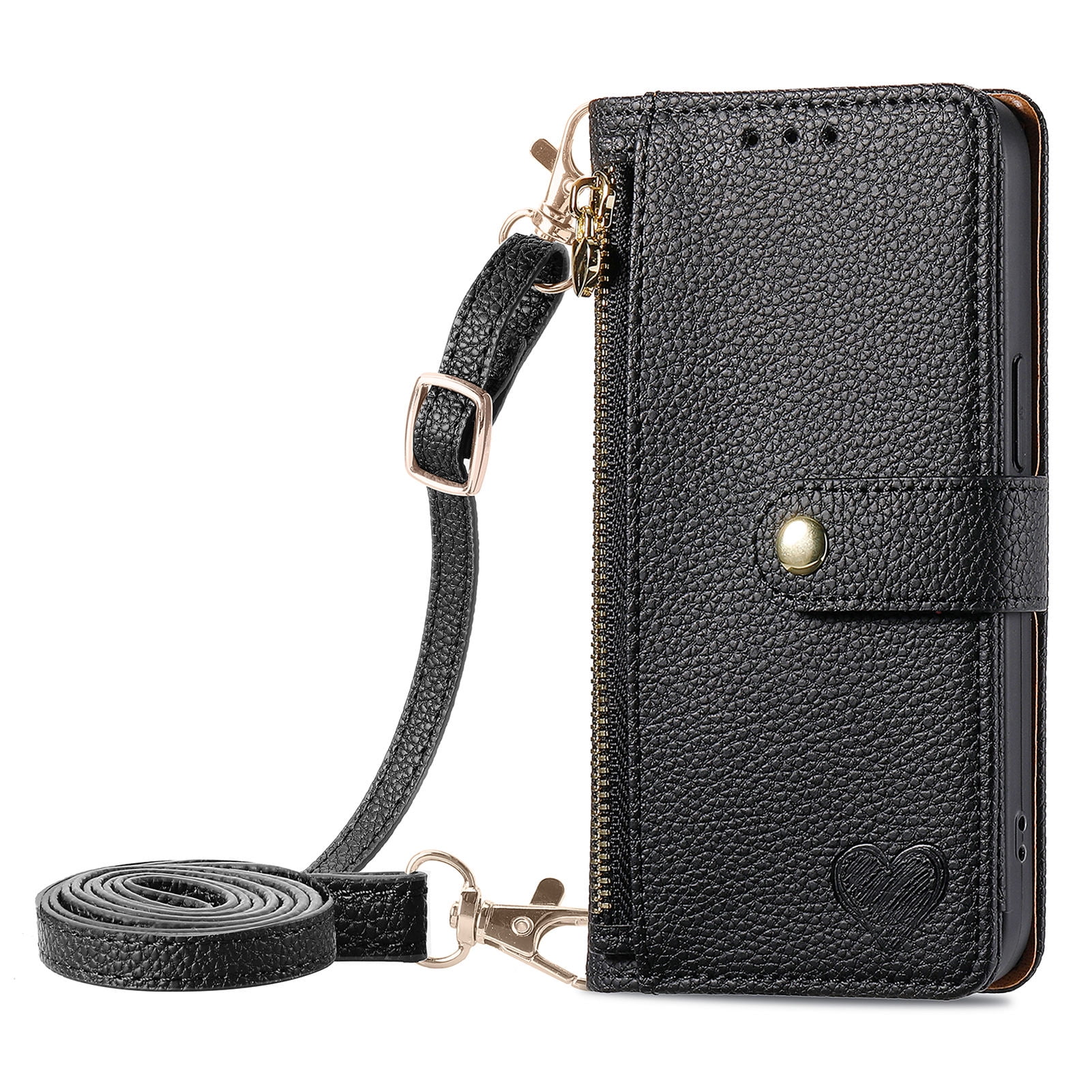 MZCHENYI phone case for Samsung A42 5G wallet type phone case zip ...
